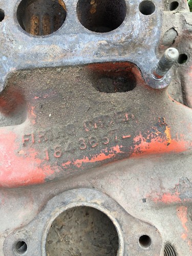 57 Chevy 283 Power Pack 4 BBL Intake Manifold 3731398 G257 Date ...