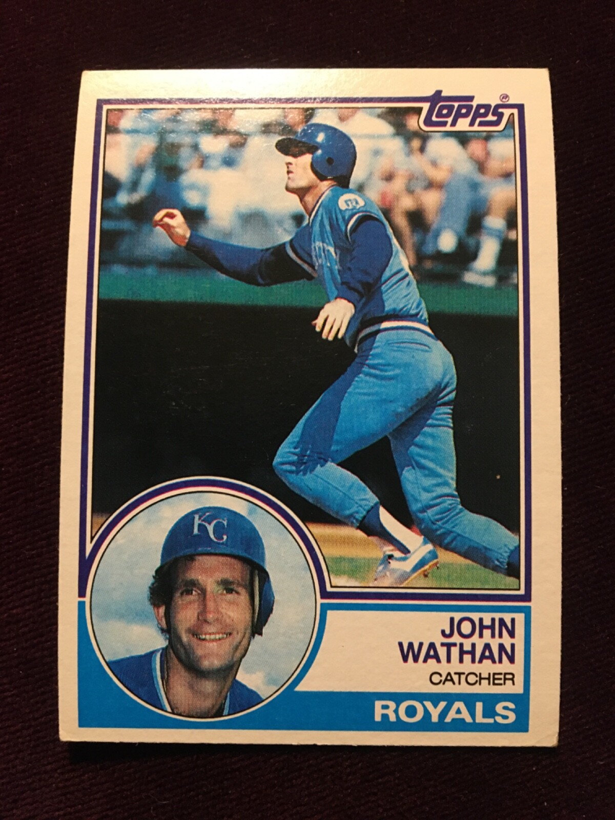 1983 Topps #746 Royals John Wathan Baseball Card | eBay