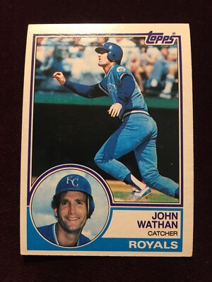 1983 Topps #746 Royals John Wathan Baseball Card | eBay