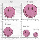 Retro Pink Smile Face Sticker Funny Groovy Hippie Stickers (5 inches ...