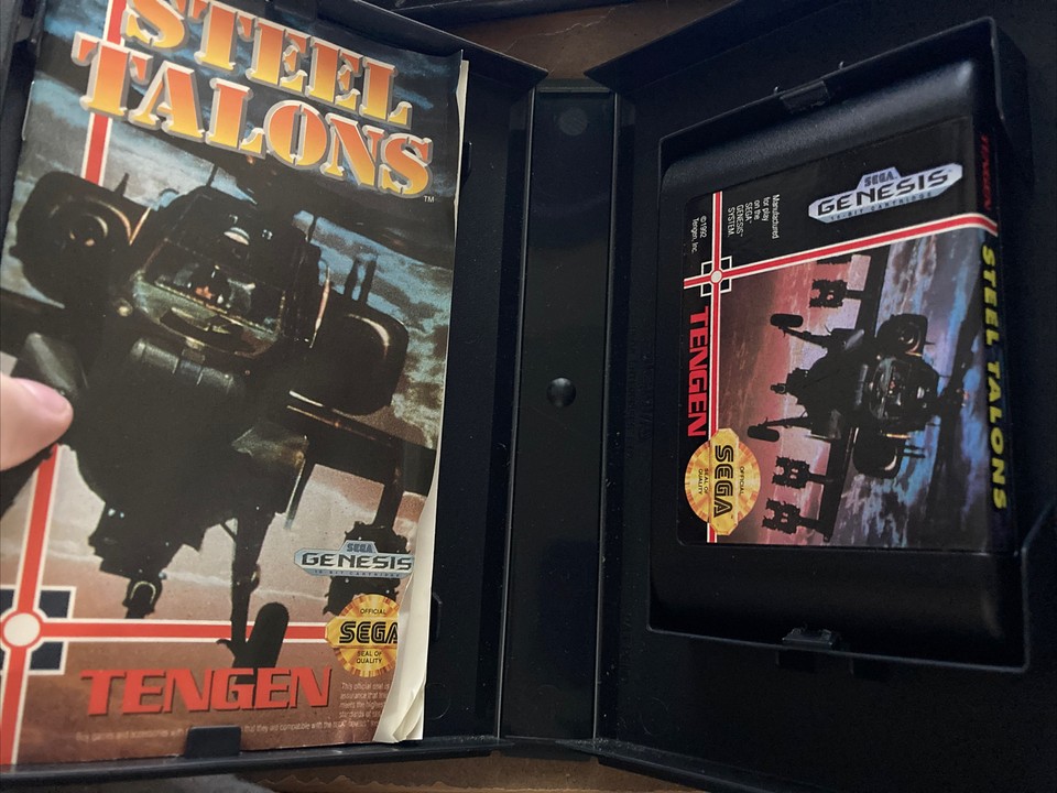 Steel Talons (Sega Genesis, 1992) Complete CIB W/ Manual 31763043508 | eBay