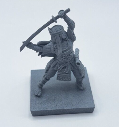 3d printed Female Samurai mini 28 | 32mm, DnD,, tabletop, Wargame ...