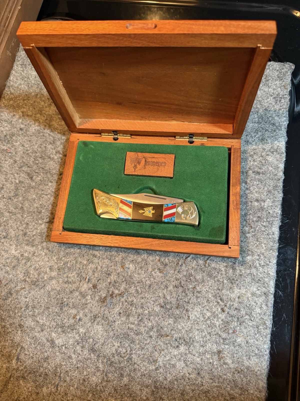 1991 CASE XX THUNDERBIRD 59L TURQUOISE MOTHER OF PEARL NAVAJO DAVID ...