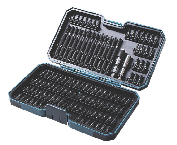 Erbauer DIY Screwdriver Bit Set 1/4" Hex Shank Mixed Impact 113pc Tool ...