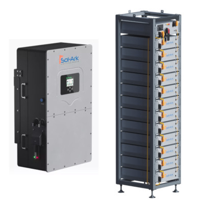 Sol-Ark 60K 60K-3P-480V-N Inverter w/ L3-HV-60-KWH 61.44 kWh IP20 ...