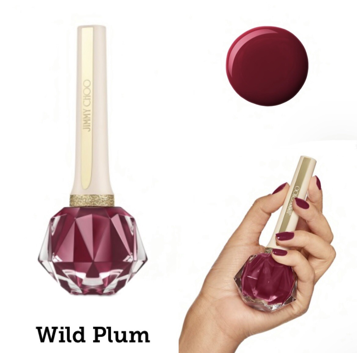 NIB SEALED Jimmy Choo JC Nail Polish Seduction Collection WILD PLUM 003 | eBay