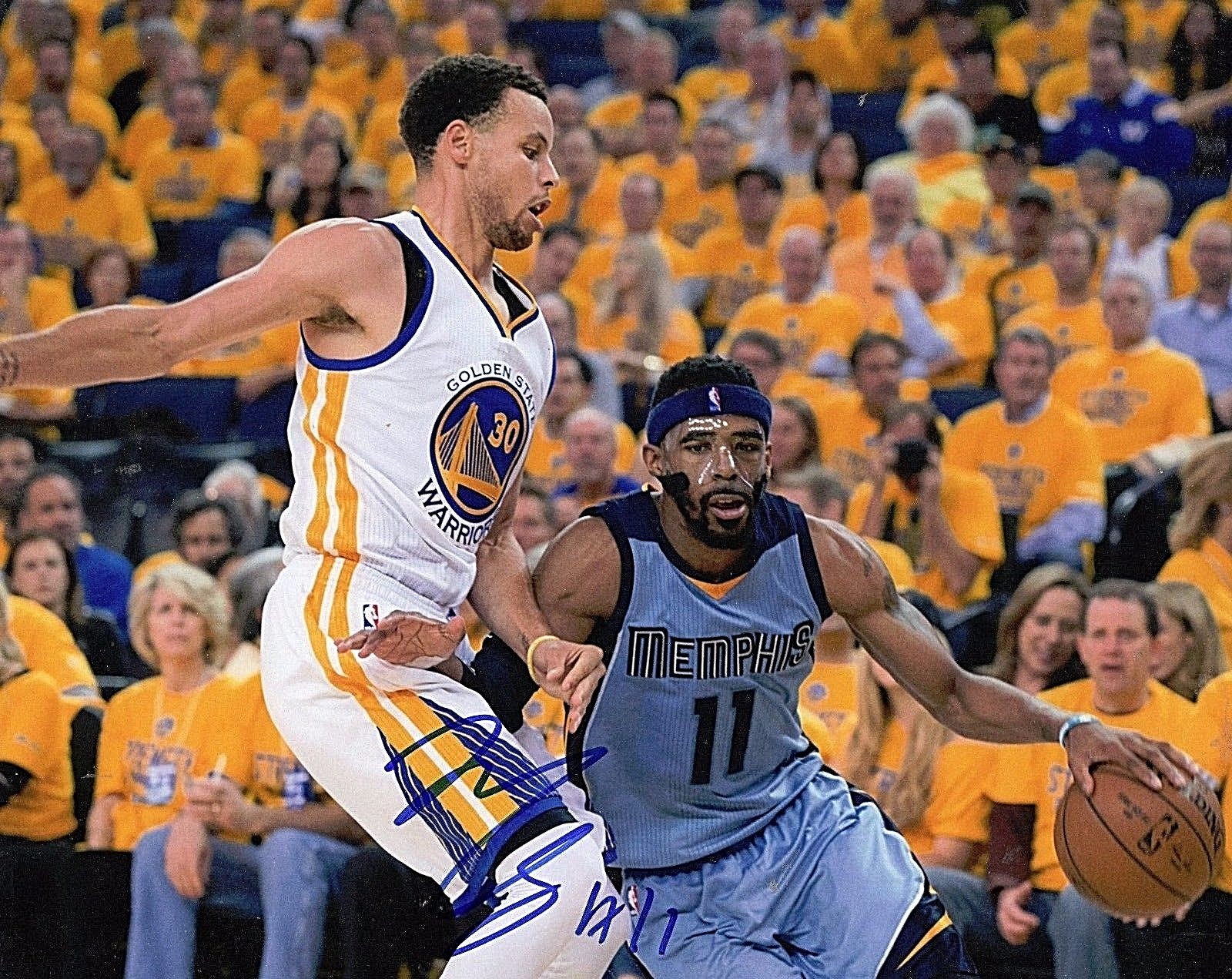 Mike Conley Memphis Grizzlies, Autographed Signed 8x10 Photo LOM COA ...