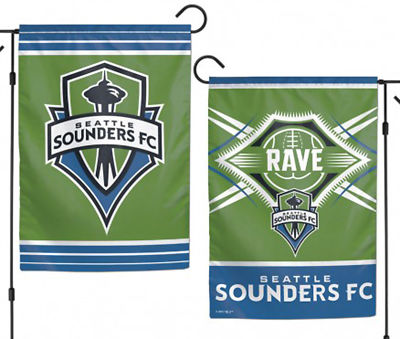 Seattle Sounders FC Double Sided MLS Garden Flag Licensed Soccer 12.5 ...
