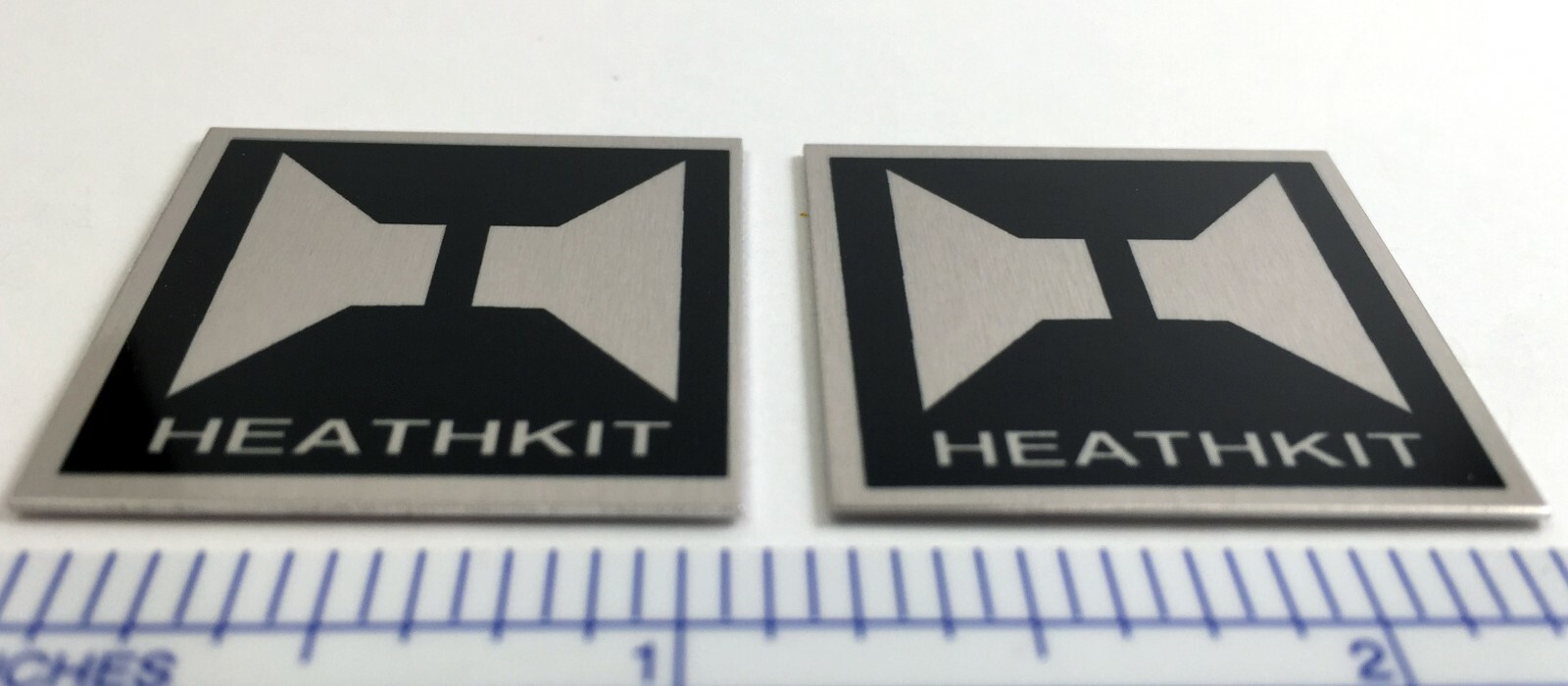 Heathkit Speaker Badge Logo Custom Made Metal | eBay