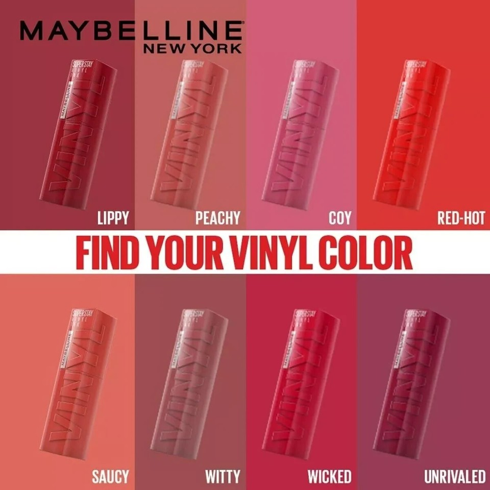 Maybelline Superstay Vinyl Ink Liquid Lipstick, Lippy | eBay