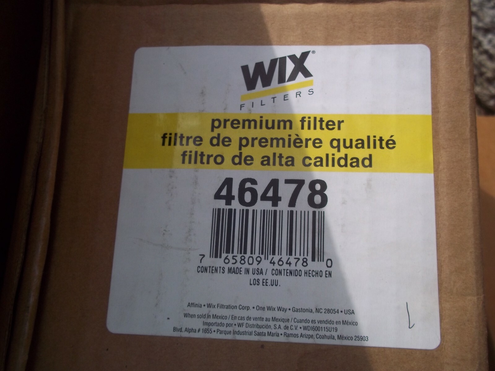 Air Filter GENUINE Wix 46478 | eBay