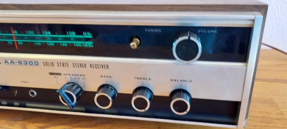 Vtg AKAI AA-6300 AM/ FM Stereo Solid state Receiver w/ Phono | eBay