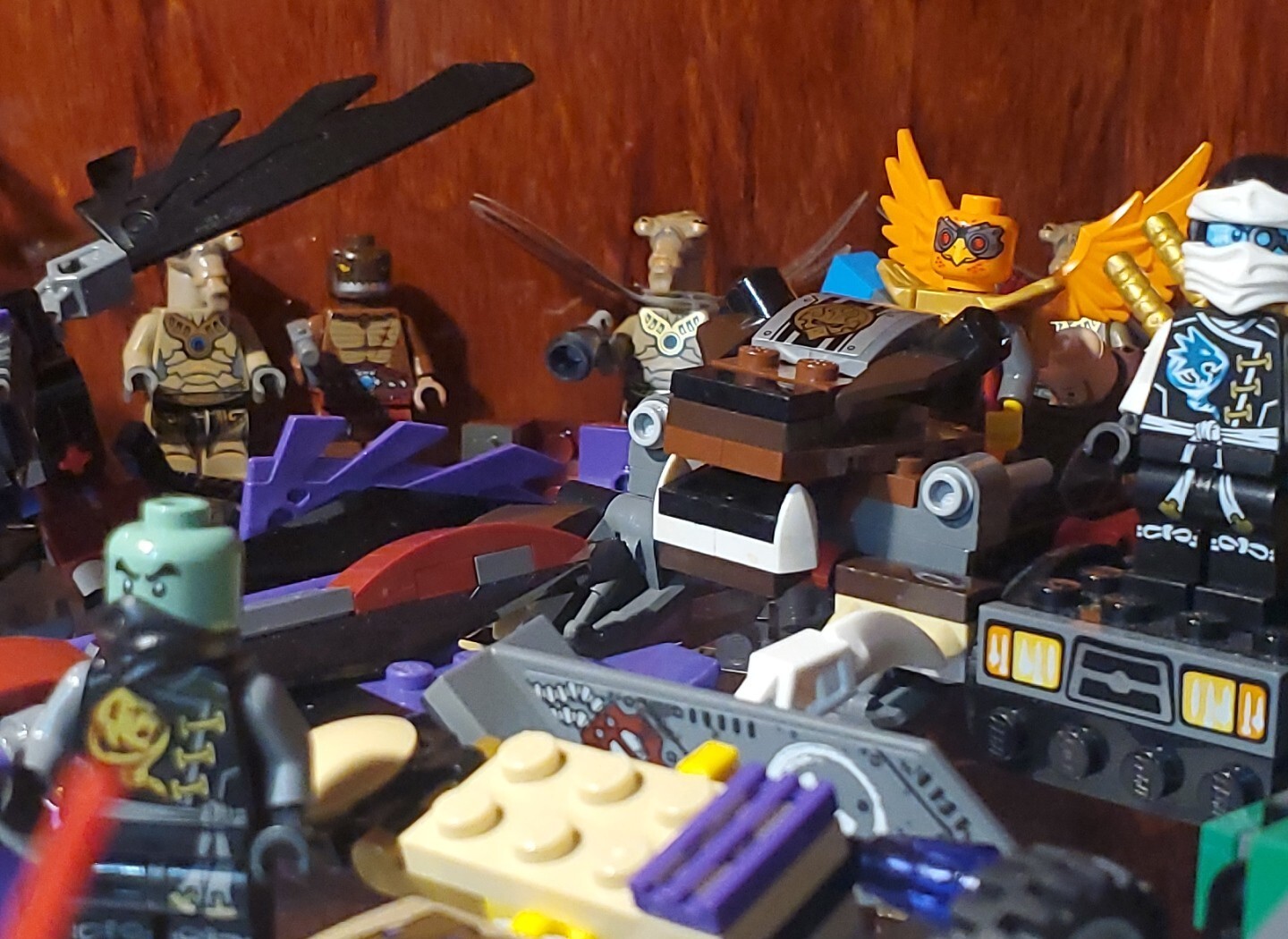 LEGOS NINJAGO, LEGO CITY MORE COLLECTION MIXTE PIÈCES PARTIELLEMENT ...