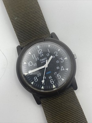 Vintage Timex Field Camper Macgyver Military 24 Hours Watch Quartz ...