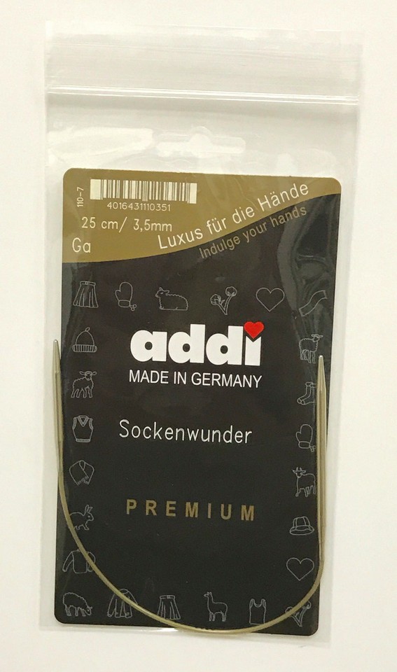 Socks Wonder addi Circular Sock Knitting Needles with Different Length ...