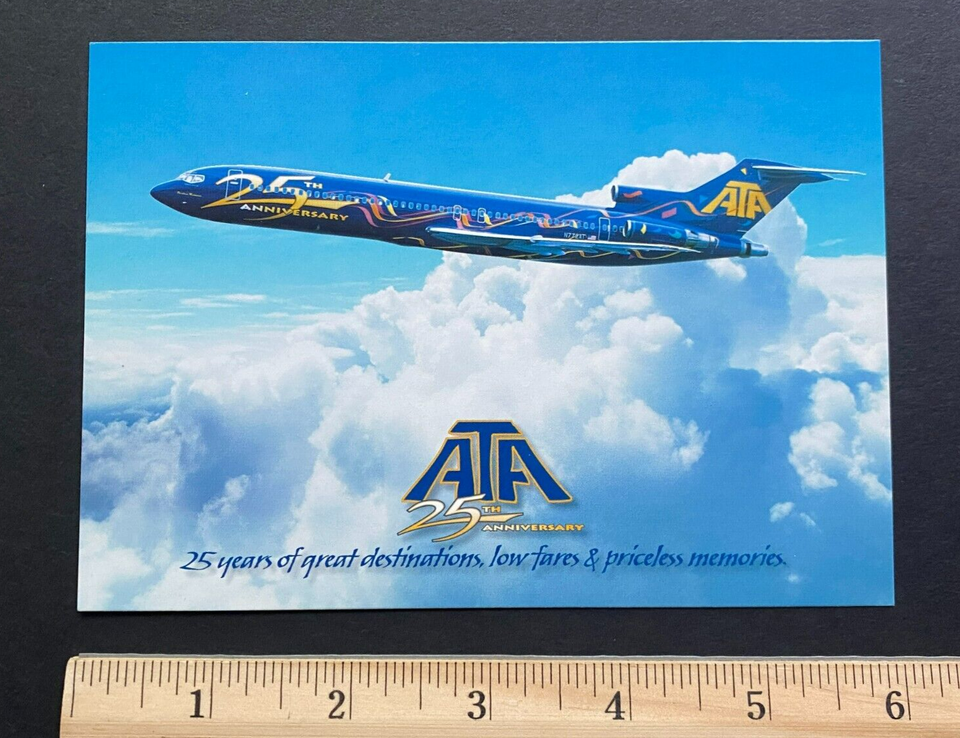ATA American Trans Air Boeing 727-200 75th Anniversary Livery Aircraft ...