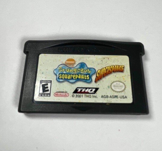 SpongeBob SquarePants: SuperSponge (Nintendo Game Boy Advance, 2001 ...