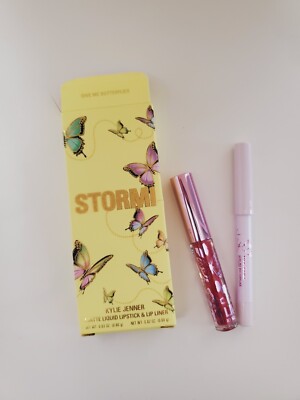 KYLIE Jenner Cosmetics STORMI Mini Lip KIT GIVE Me BUTTERFLIES!! BRAND ...