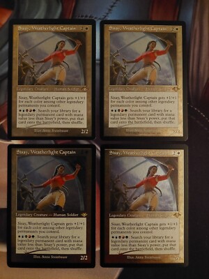 Sisay Weatherlight Captain ETCHED FOIL 4x *$10 Off Every $35 Sale ...