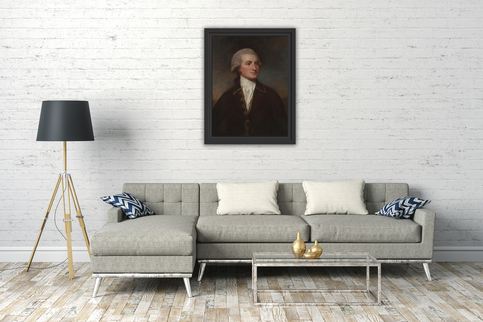 Kunstdruck George Romney - Portrait eines Mannes | eBay.de