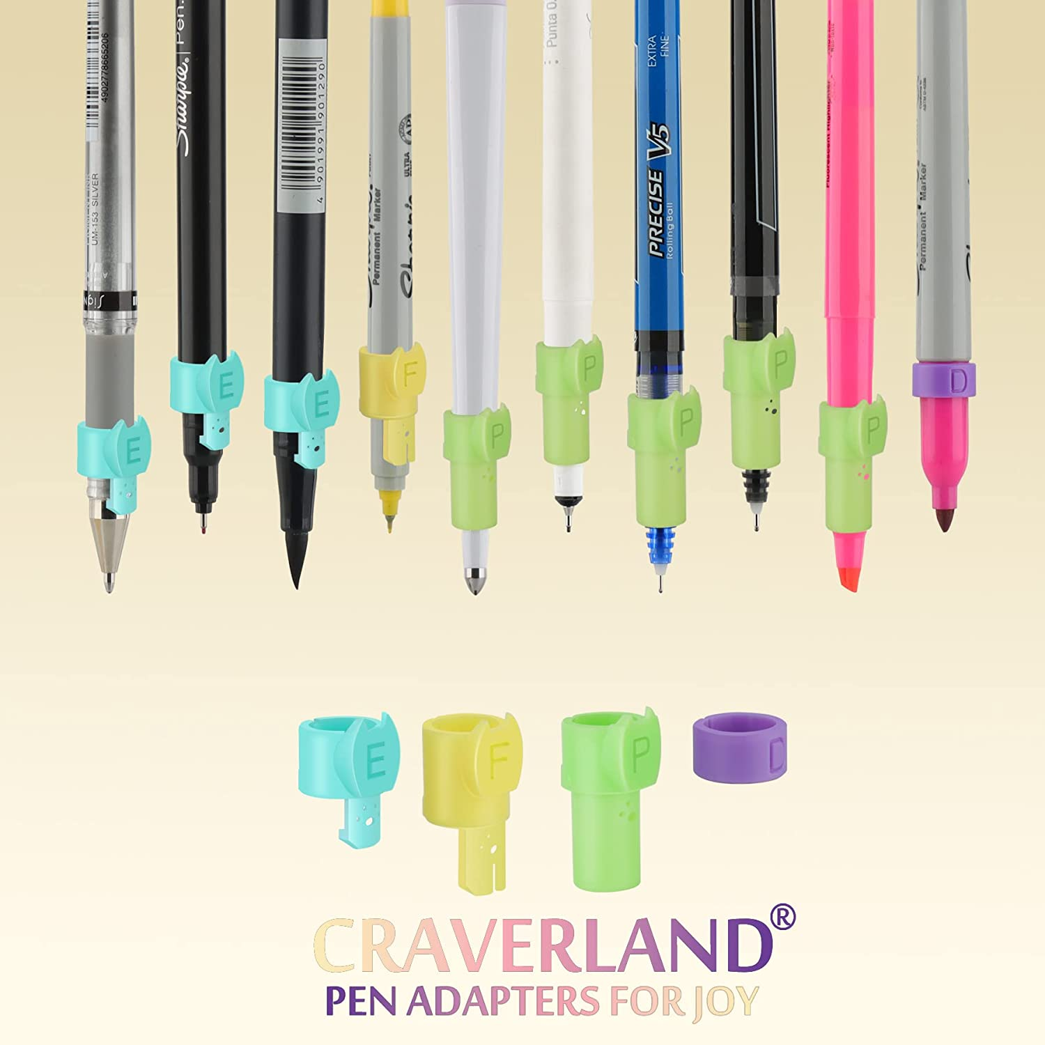 Craverland Pen Adapter Set for Cricut joy 8 Pack Pen Adapters Work with ...