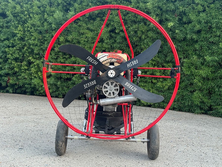 Used TrikeBuggy Bullet Paramotor Powered Paraglider with a Fresh Breeze ...