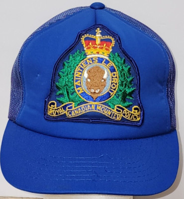 ROYAL CANADIAN MOUNTED POLICE Rare Color Cap Foam Front - Trucker Hat ...