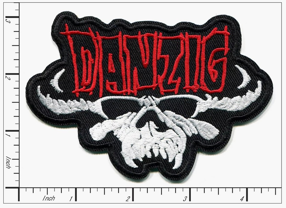 Danzig Skull Logo Embroidered Iron-On Patch | Heavy Metal Punk Rock | eBay
