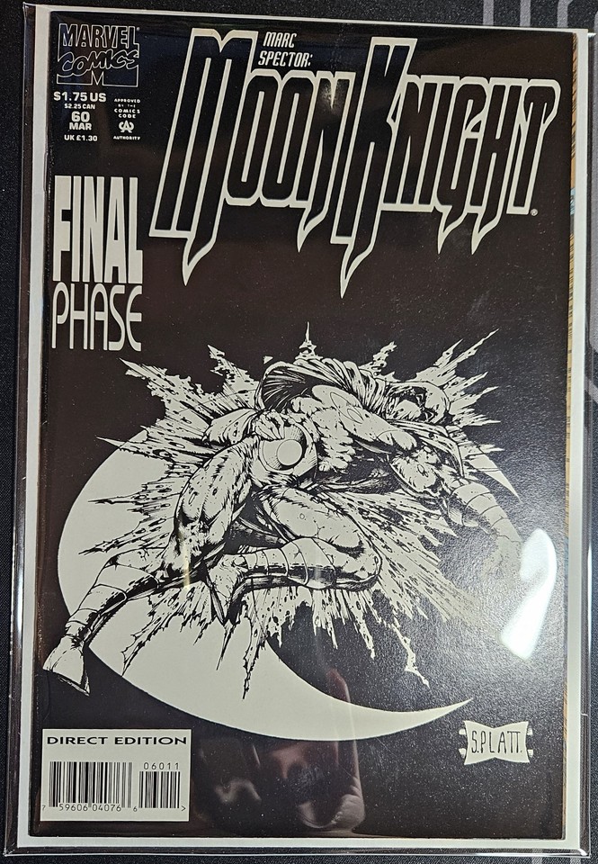 Marc Spector: Moon Knight # 60, Vol. 1, March 1994 (VG/Fine condition ...