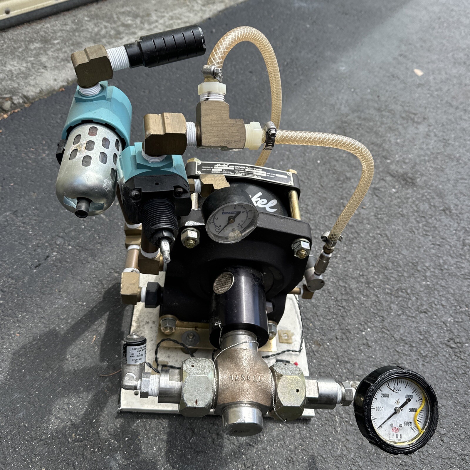 Haskel Model DSF-60 1.5HP Air-Driven Liquid Pump | eBay