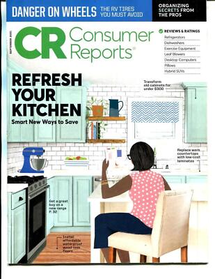 Consumer Reports Magazine September 2021 - Refresh Your Kitchen | eBay