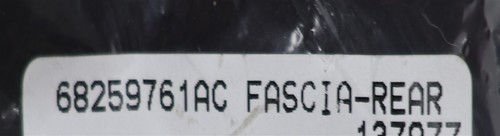 2015-2020 Dodge Challenger Mopar Rear Bumper Cover | 68259761AC ...