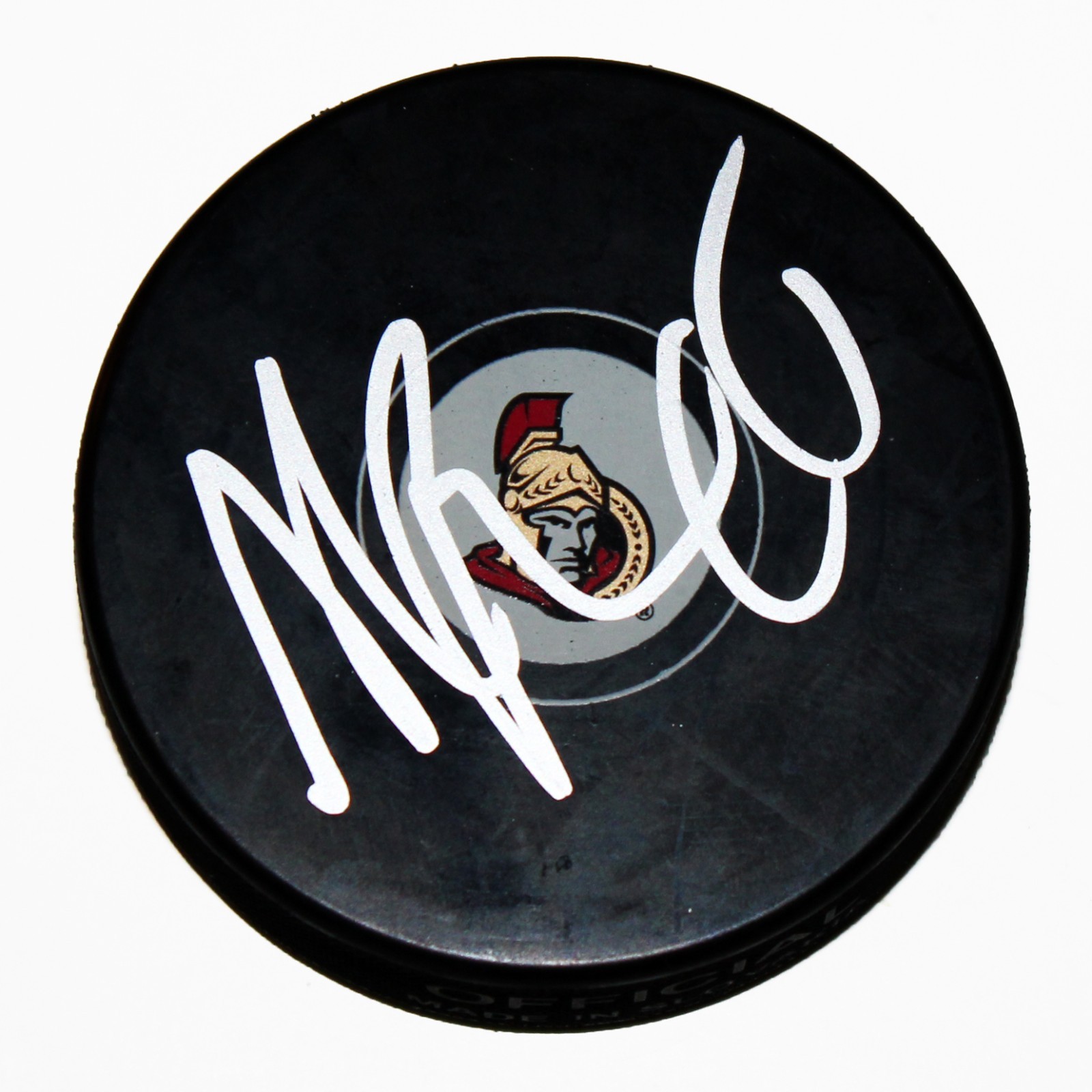 ALEXANDRE BURROWS SIGNED OTTAWA SENATORS PUCK NHL SENS ALEX AUTOGRAPHED ...