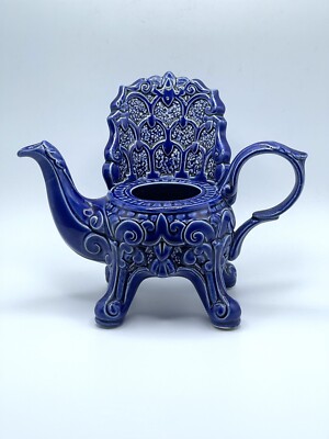 Vtg Garden Real Old Willow Chair Teapot Royal Doulton Cardew Rare No ...