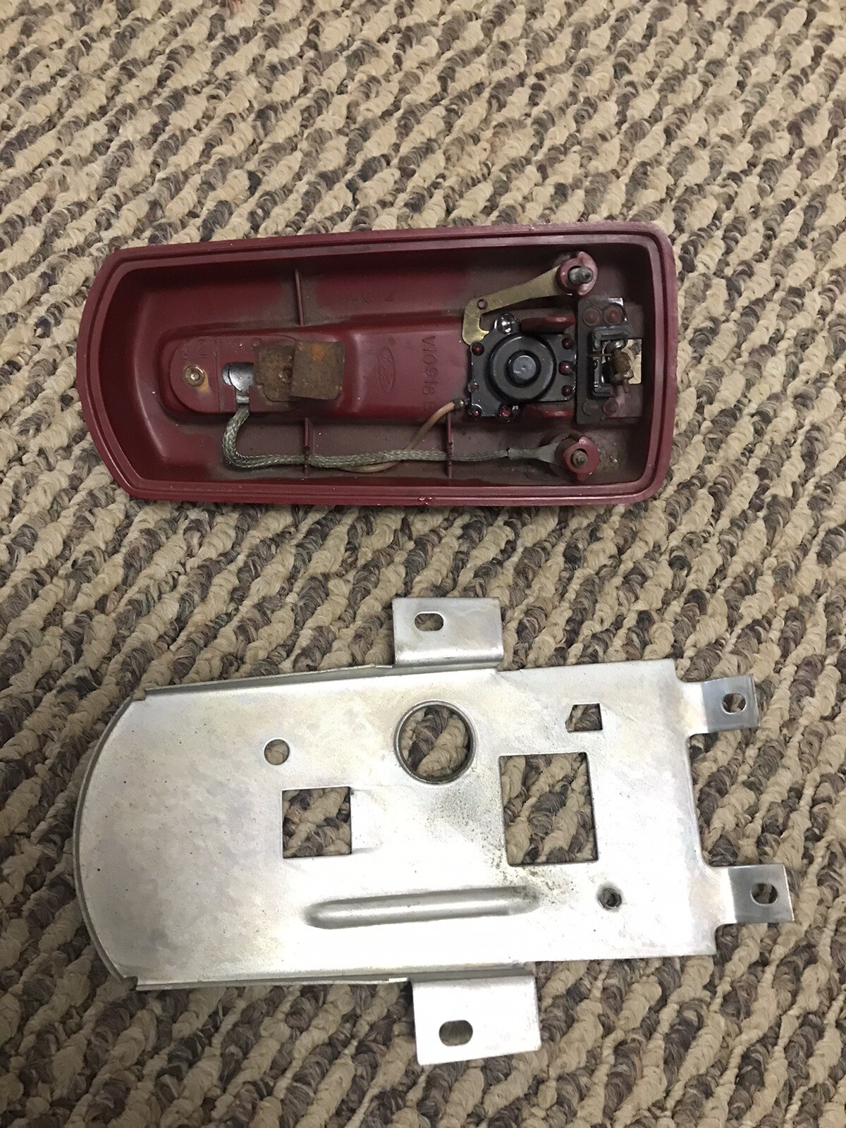 87-93 Mustang Red Map Light Flip Down Dome Lamp Ceiling OEM Foxbody | eBay