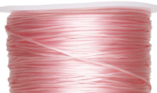 Cord, Stretch, Elastic, 150 Ft Spool PINK 0.5mm Latex Free Elastic with ...