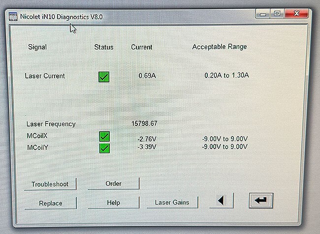 Thermo Scientific/Nicolet iN10 Infrared IR FT-IR Microscope w/PC ...