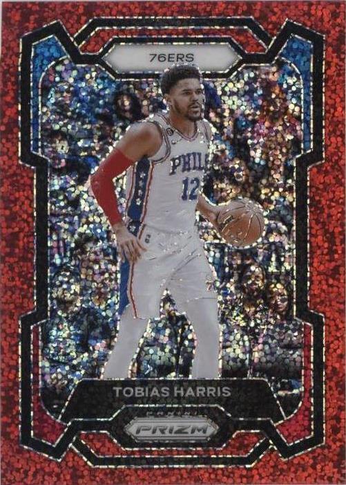 2023-24 Panini Prizm - Tobias Harris #88 Red Sparkle Prizm for sale ...