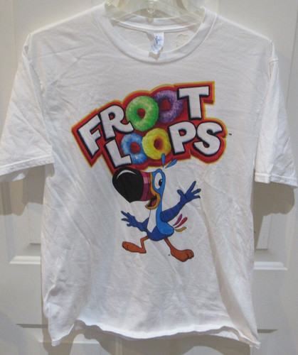 Vintage Kellogg's Fruit Froot Loops Cereal Short Slee… - Gem