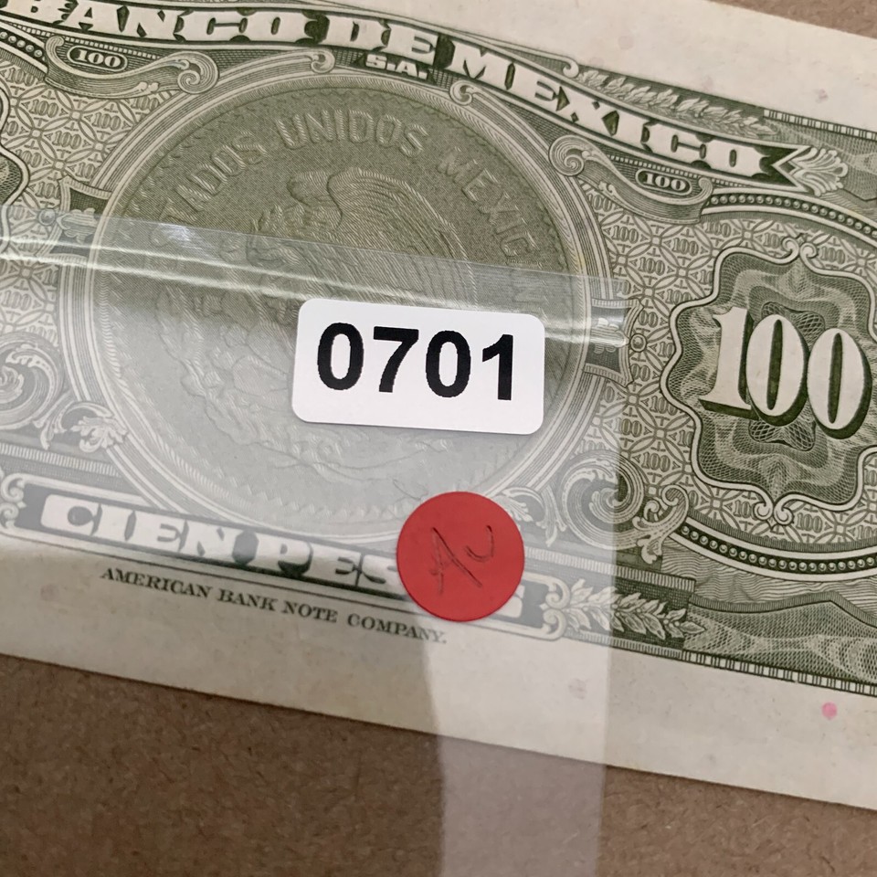 Mexican 100 Pesos Billetes 1972 Mexico Currency Banknote Paper Money ...