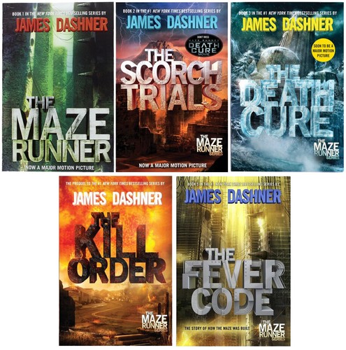 Brand NEW - Maze Runner Series Paperback Box Set of 5 Books - James ...