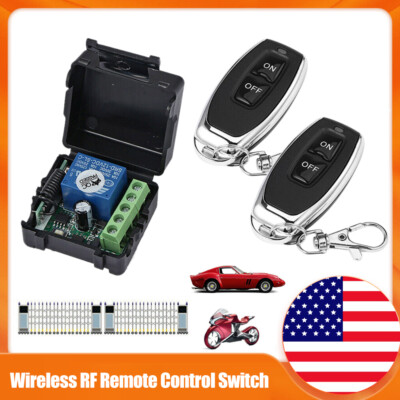 Mini Wireless Remote Control Switch DC 12V 1 Channel RF 433Mhz Relay ...