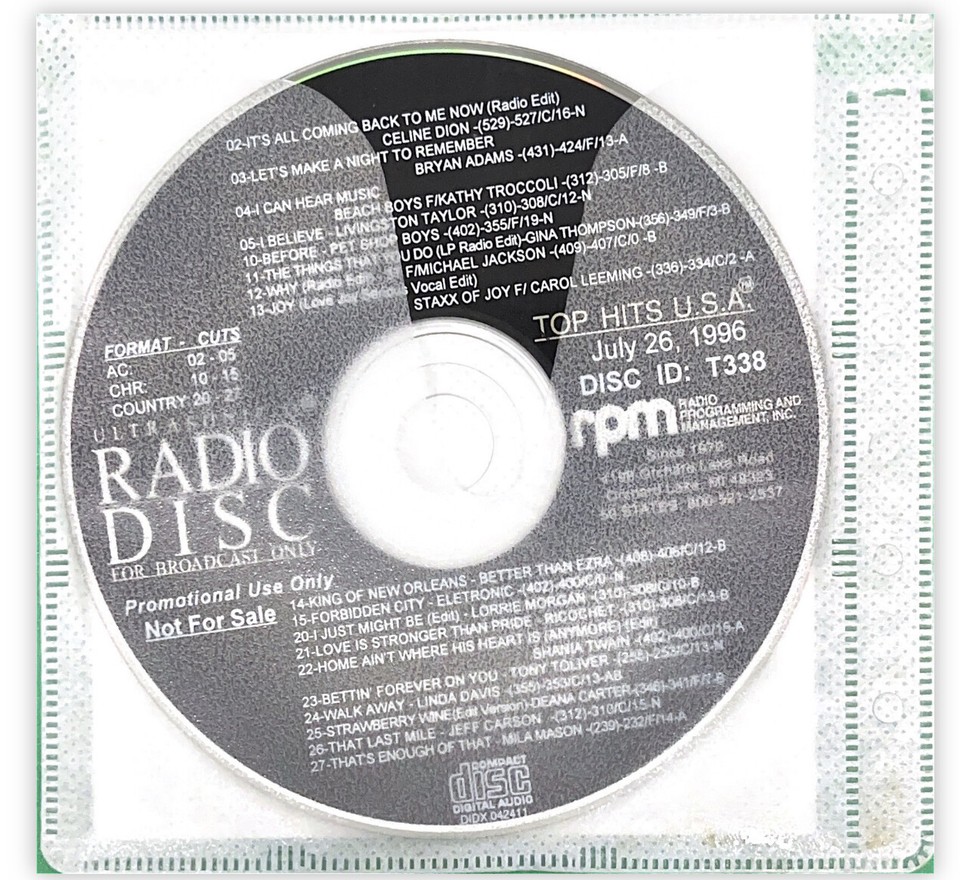 Top Hits USA CD Music Collection from 1996-1998 Choose Your Disc | eBay