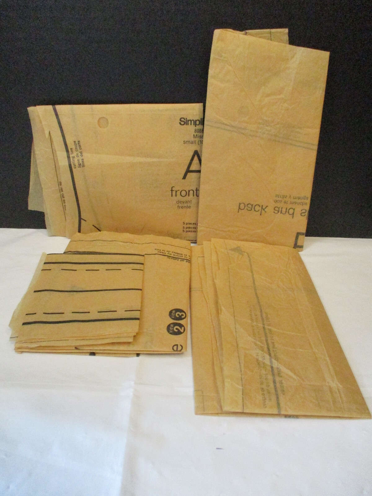 Simplicity Jiffy Pattern 8088 Miss Size S (10-12) Knit Pullover Tops ...