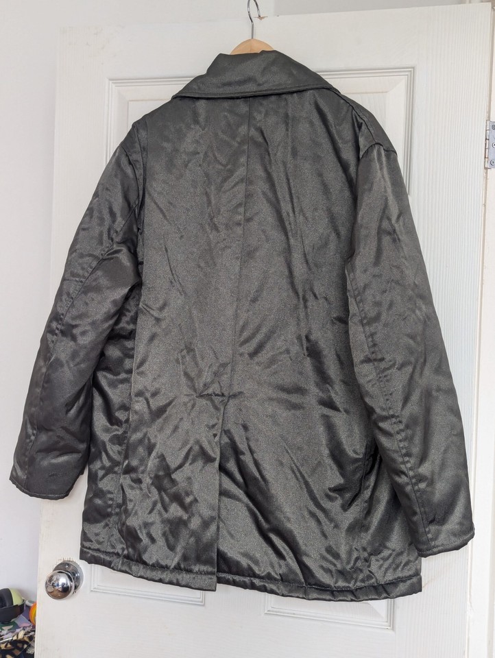 Vintage 90s Spiewak Reflective Peacoat Workwear Jacket US Naval Size L ...