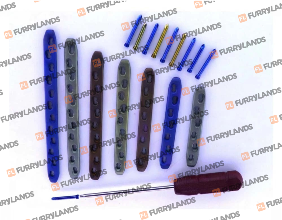 4.5/5.0mm Safety Locking Broad Plates (6–12H) + 5.0mm LCP Screws – 77 ...