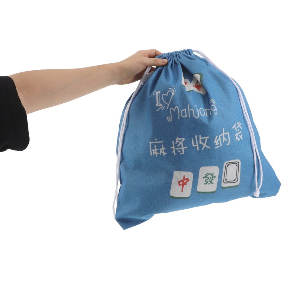 Mahjongg Accessories Reusable Drawstring Bag Board Game Bags Holder ...