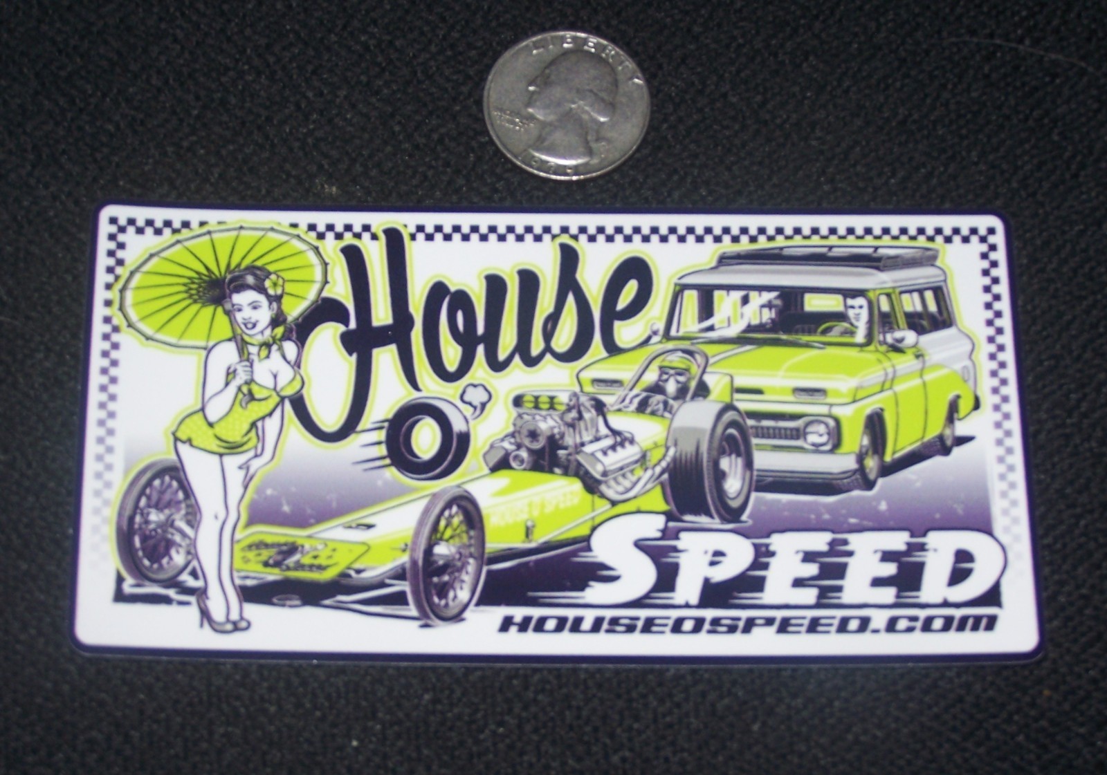 House Of Speed - Sticker NHRA Drag Racing Hot Rod NASCAR INDY | eBay