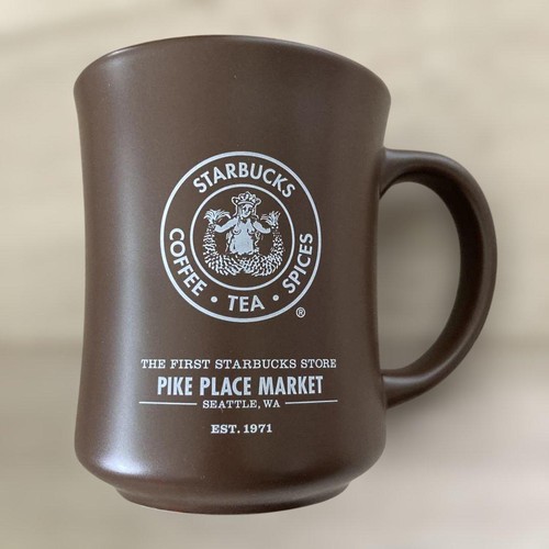 Starbucks Pike Place Market Mug Brown Pike Place Market Seattle, WA ...