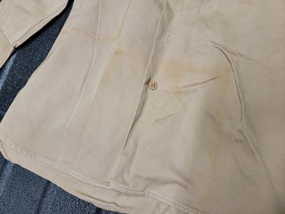 Set of 2 US Army Air Force WW2 M37 Wool Flannel Shirt and other – 15.5 ...